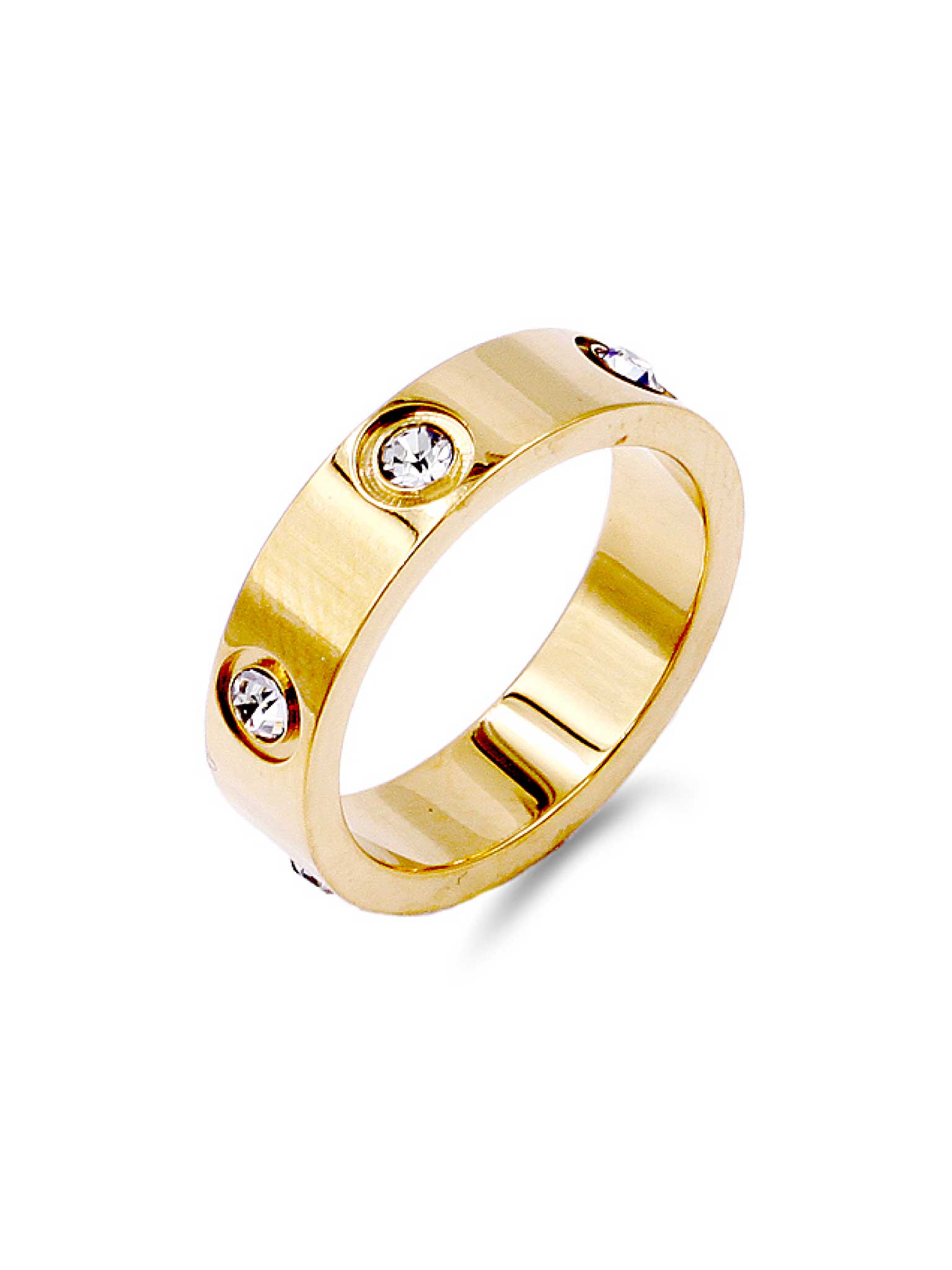 Stainless Steel CZ Ring – Josie's Boutique